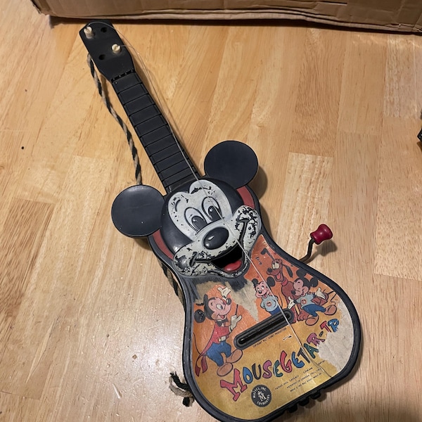 Mickey Mouse Guitar - Etsy