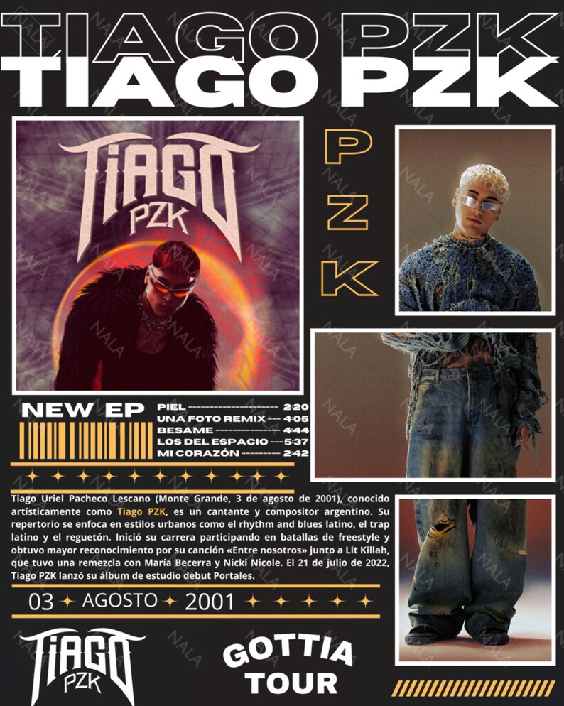 TIAGO PZK PNG - Etsy