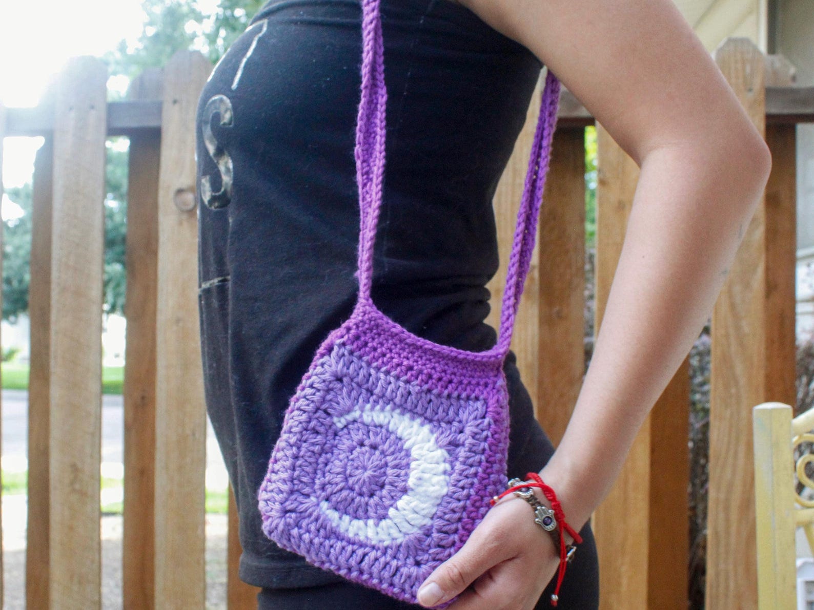 Celestial Crochet Bag,sun and Moon Purse,handmade Crochet Bag,unique ...