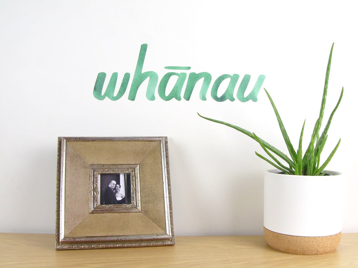 Whanau Wall Decal Small - Etsy