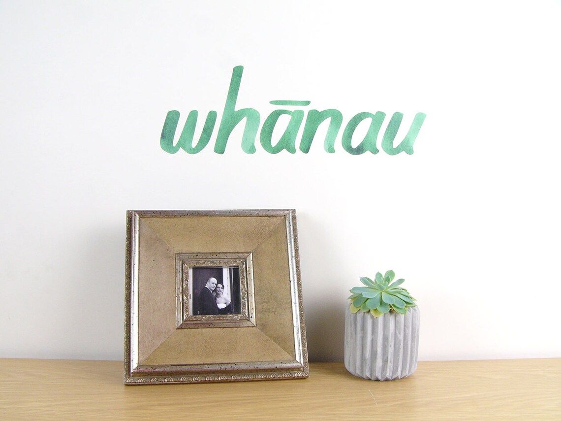 Whanau Wall Decal Small - Etsy