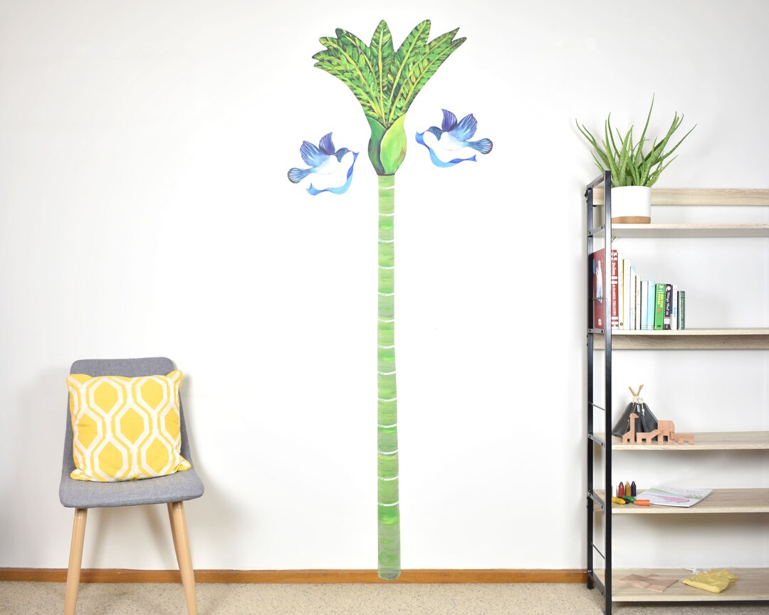 Growth Chart Decal - Personalised Nikau Palm Tree - Etsy