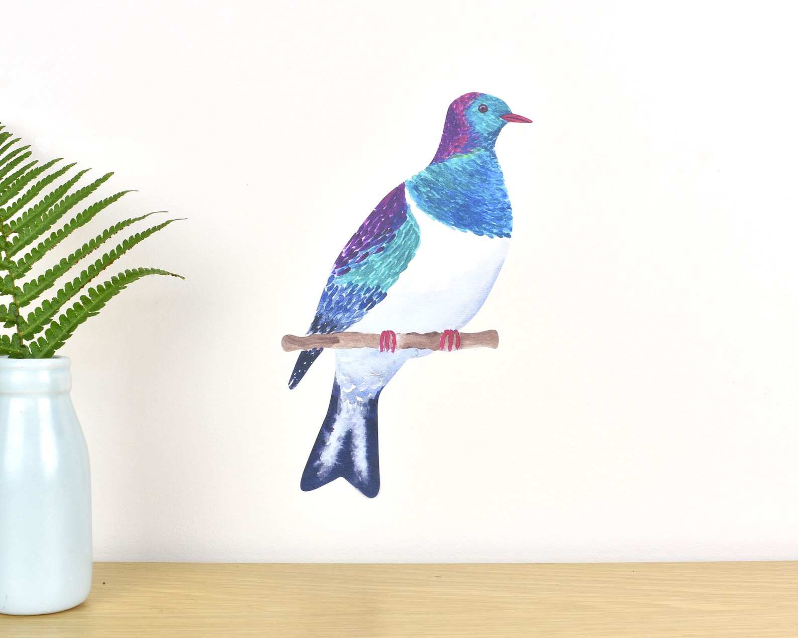 Kereru Wall Decal Small - Etsy