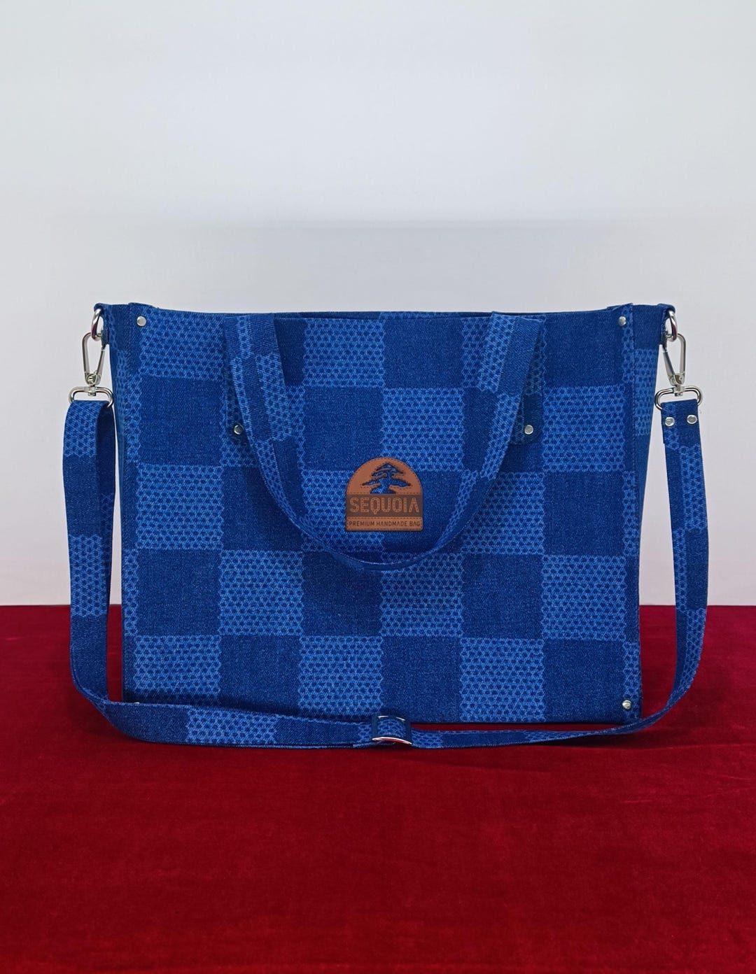 Denim Bag Handmade Seamless Bonding With Magnetic Closure ( Big Pixel ...