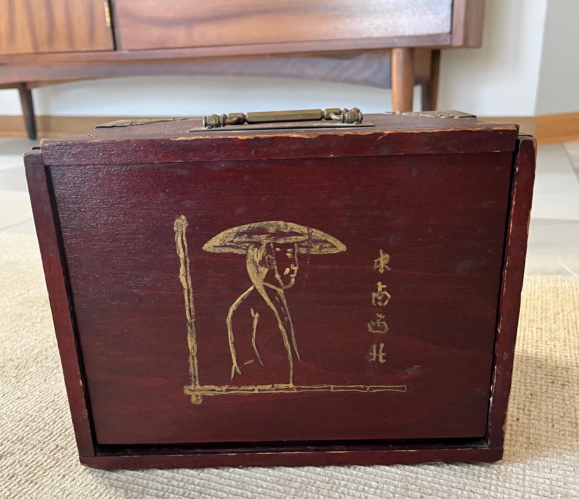 Antique Early 1920s Tile Mah Jong Set - Etsy
