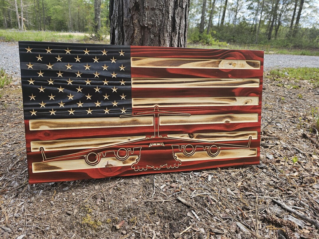 Wooden Air Force C17 Plane Flag Sign USA - Etsy