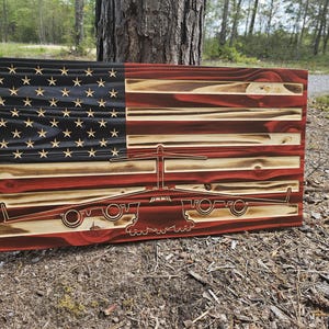 Wooden Air Force C17 Plane Flag Sign USA - Etsy