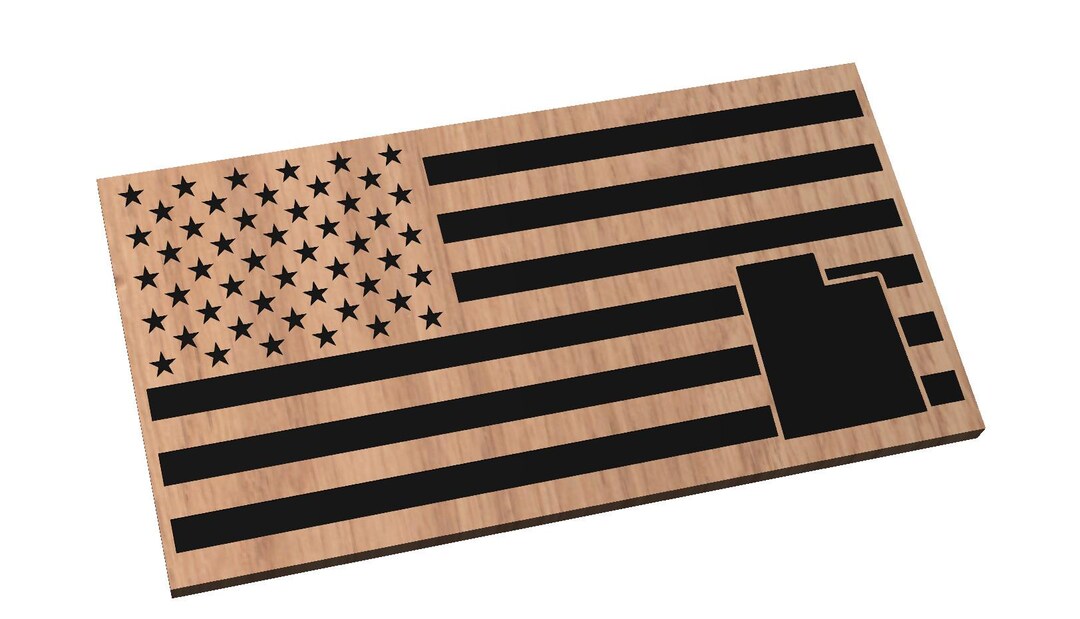 Wooden State of Utah American Flag Sign USA - Etsy