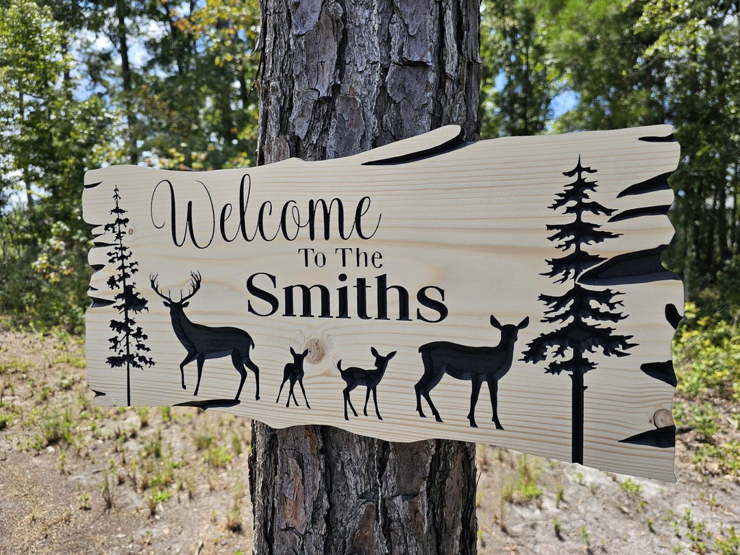 Custom Outdoor/indoor Wooden Personalized Signs. Cabin, Lakehouse, Farm ...