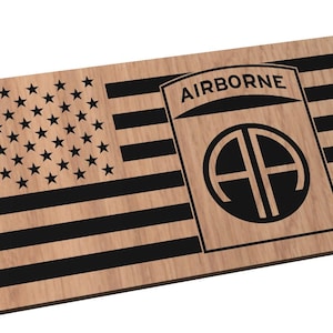 Wooden 82nd Airborne American Flag Sign USA - Etsy