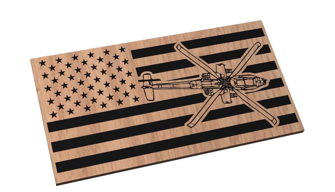Wooden Apache Top View American Flag Sign USA - Etsy
