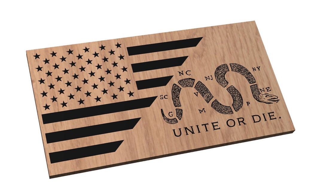 Wooden Unite or Die American Flag Sign USA - Etsy