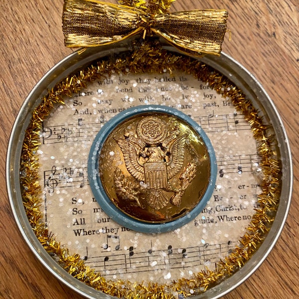 Mason Jar Lid Ornaments - Etsy