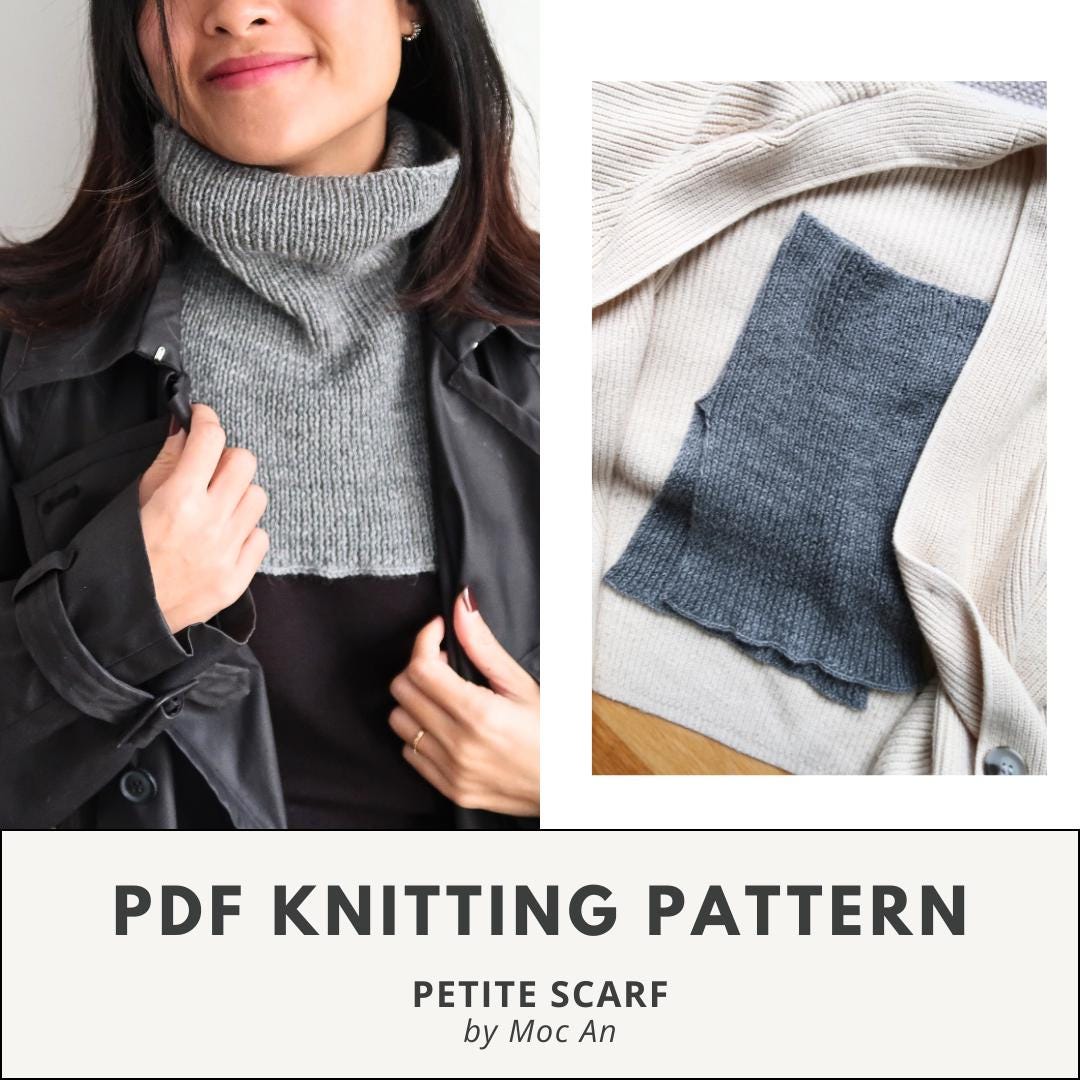 Simple NECK WARMER | Easy Knitting Pattern | Beginner-friendly ...