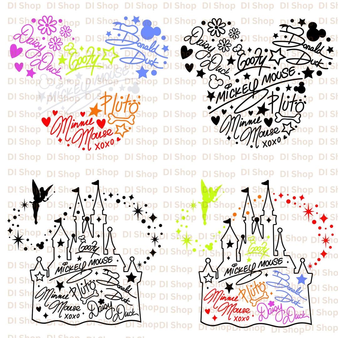 Mouse Svg Png Bundle, Instant Download, Printable Design Svg for Cricut ...