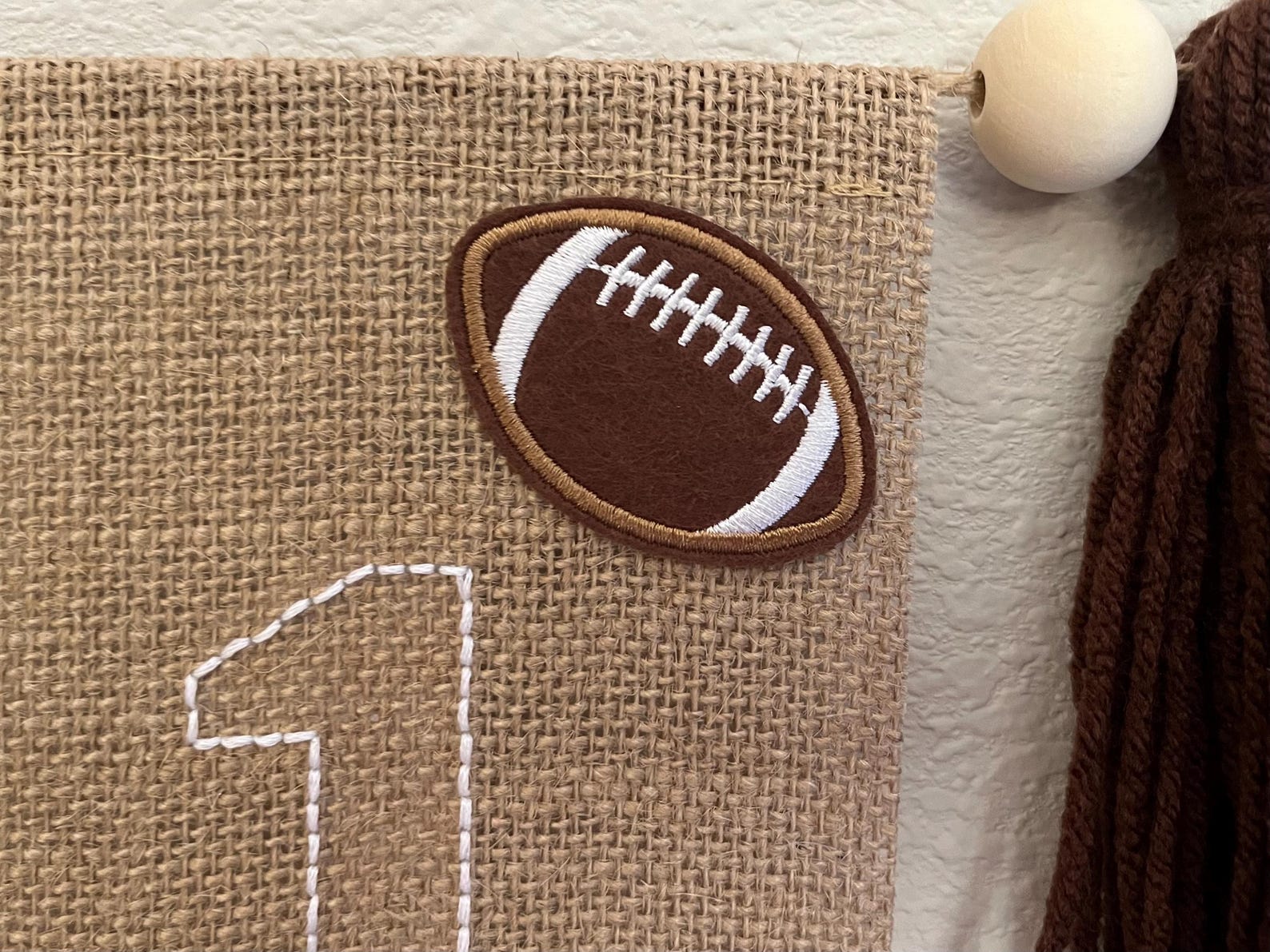 Football (first Down) 1st Birthday Highchair Banner - Etsy