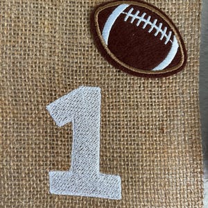 Football (first Down) 1st Birthday Highchair Banner - Etsy
