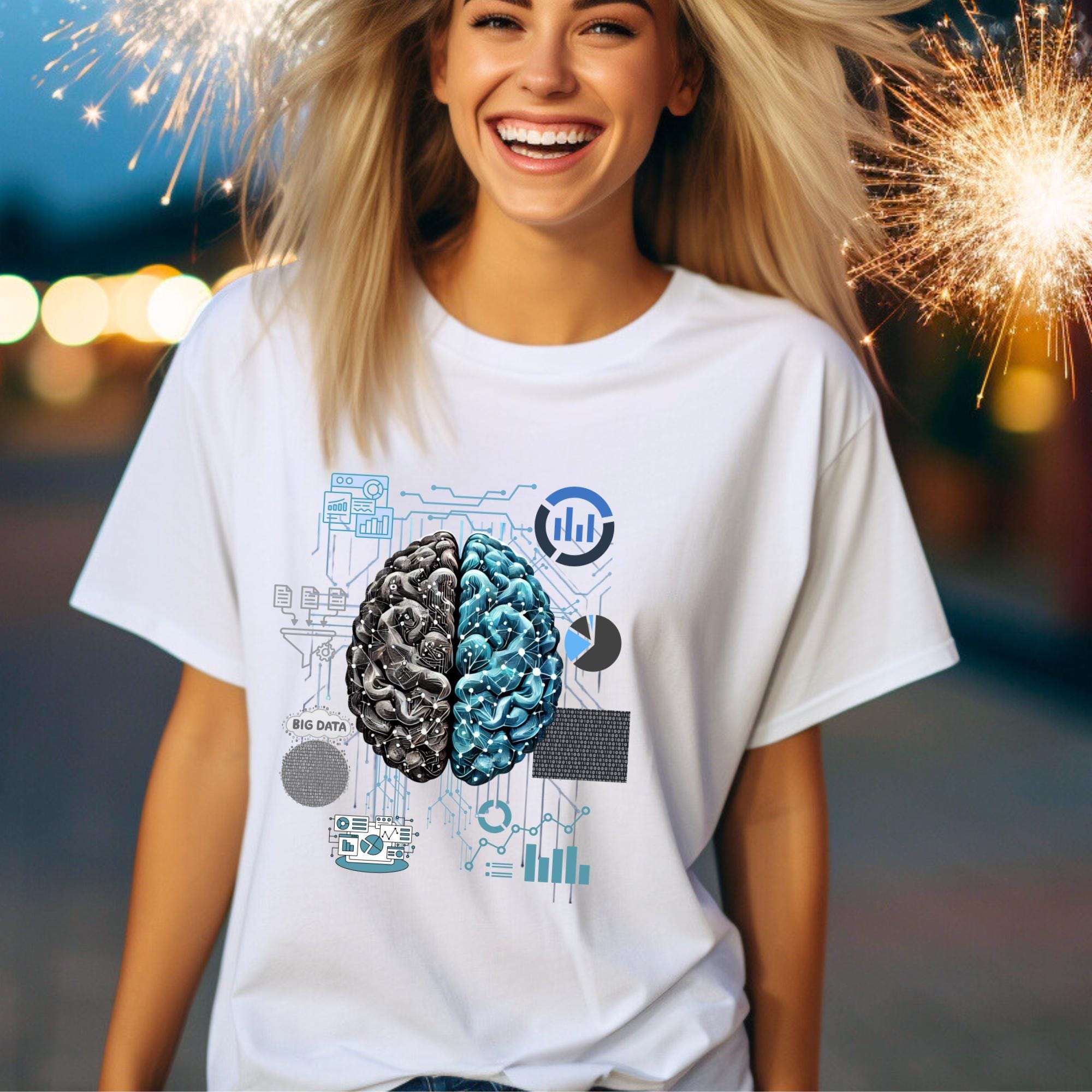 Data Analytics T-shirt, AI & Big Data Graphic Tee for Tech Enthusiasts ...