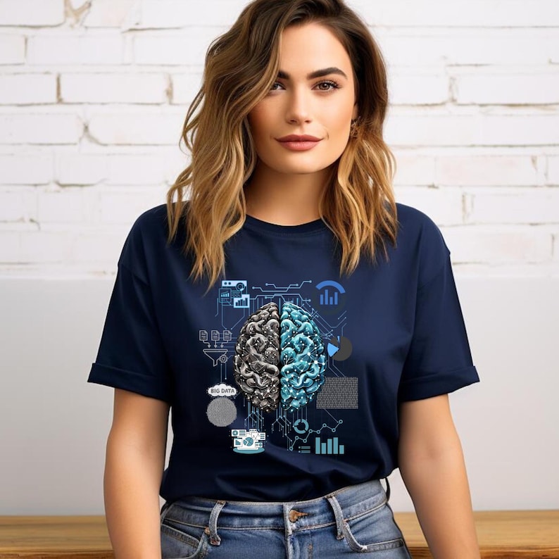 Data Analytics T-shirt, AI & Big Data Graphic Tee for Tech Enthusiasts ...