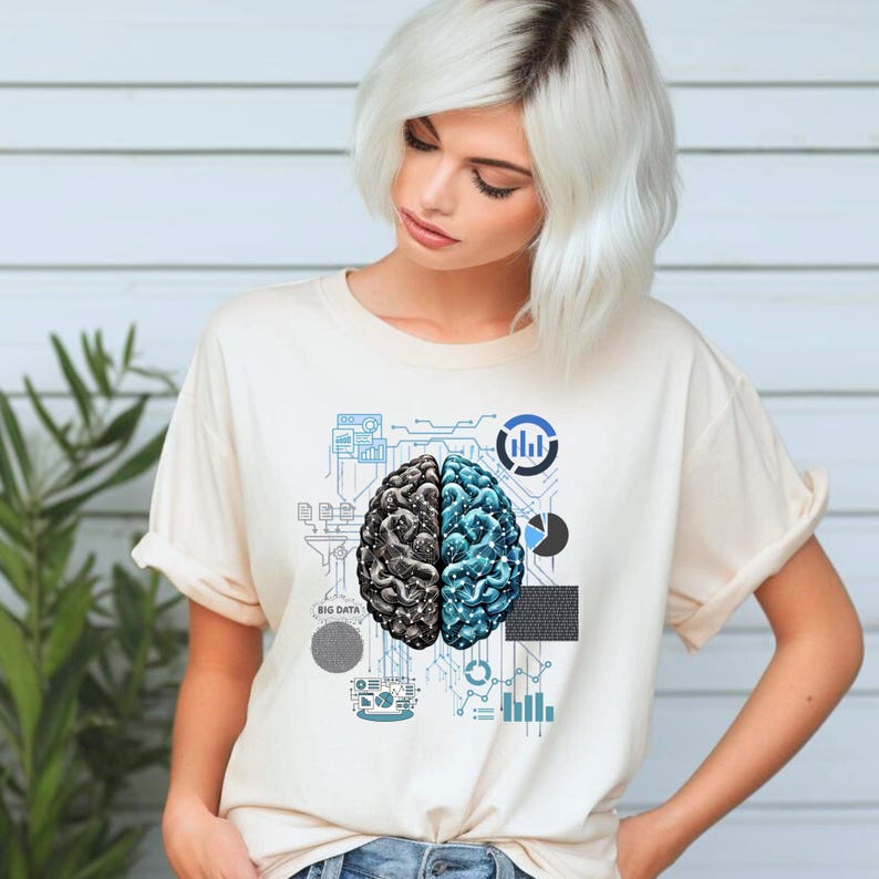 Data Analytics T-shirt, AI & Big Data Graphic Tee for Tech Enthusiasts ...