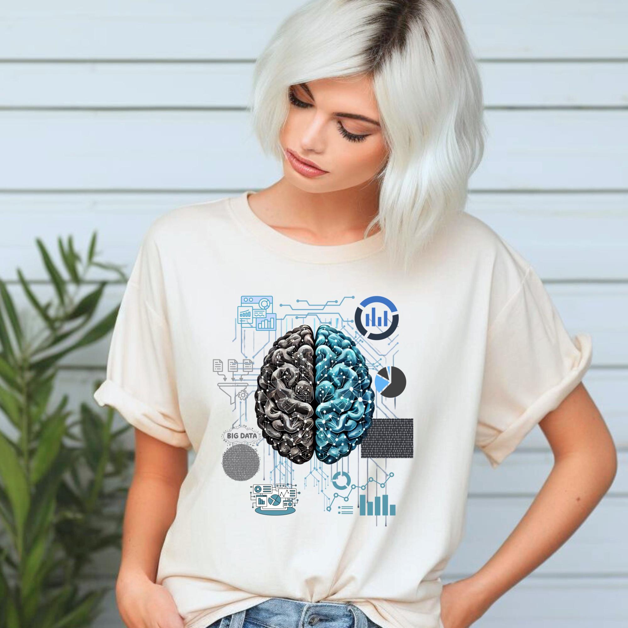 Data Analytics T-shirt, AI & Big Data Graphic Tee for Tech Enthusiasts ...