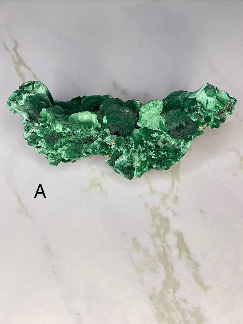 Raw Malachite Crystal – Velvet Green, Mushroom Specimen - Etsy