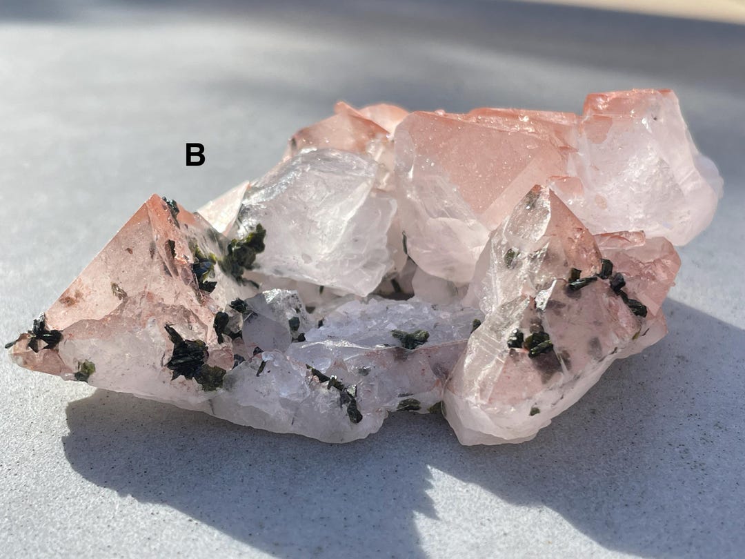 Glitter Amethyst With Epidote Gem and Pink Hematite | Garden Quartz ...
