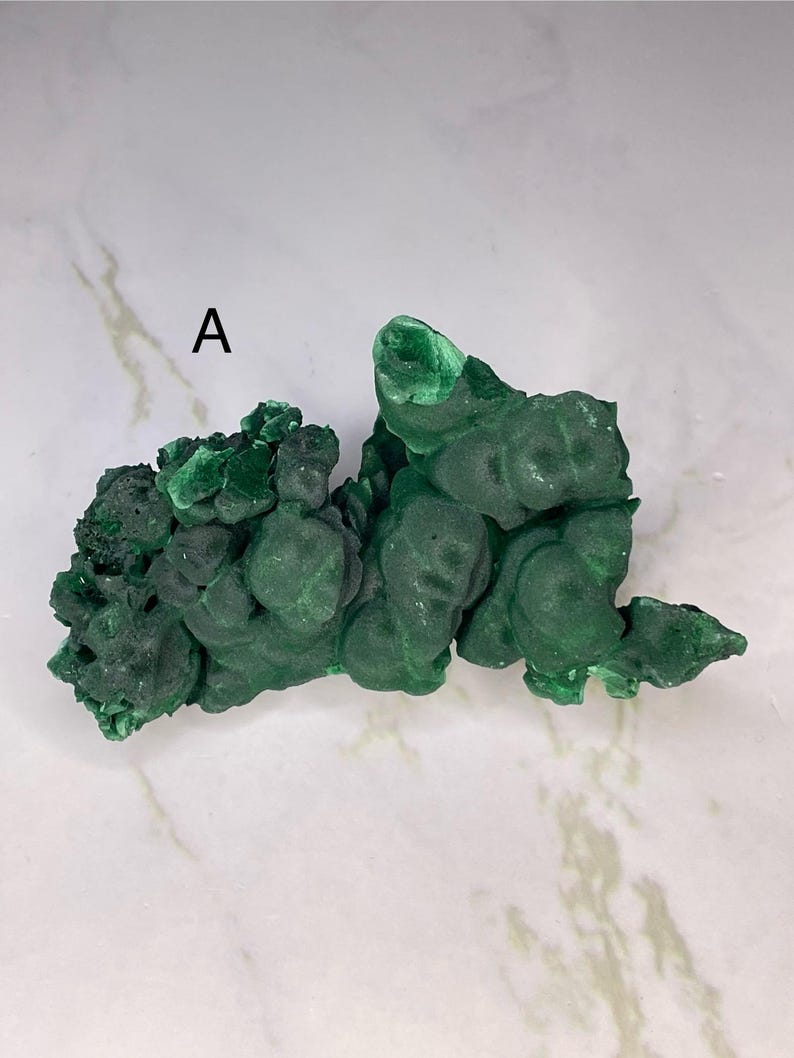 Raw Malachite Crystal – Velvet Green, Mushroom Specimen - Etsy