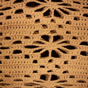 Handmade Crochet Mesh Flower Long Sleeve - Etsy
