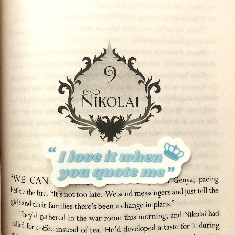 Nikolai Lantsov Sticker "king of Scars" - Etsy