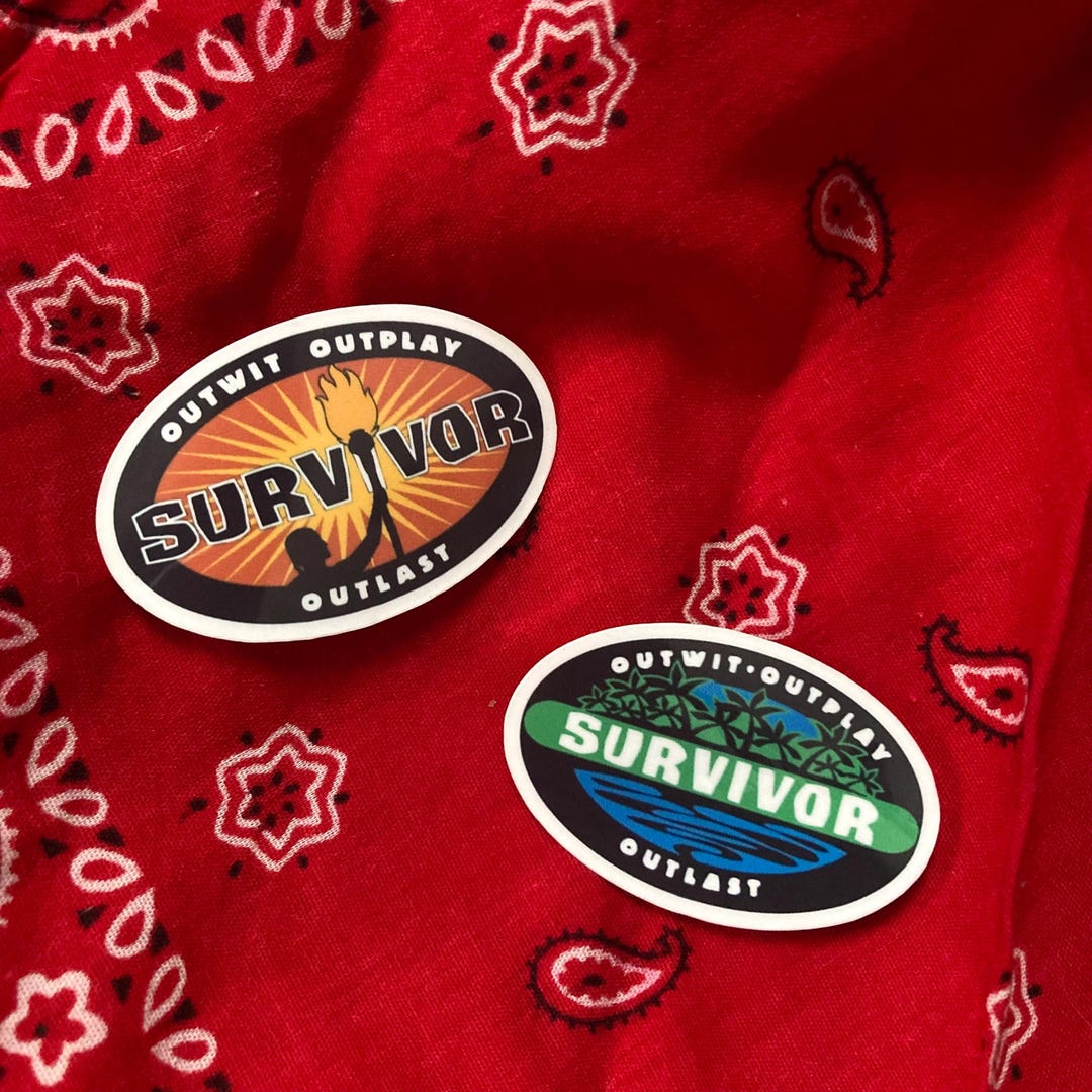 Survivor Logo Inspired Stickers - Etsy