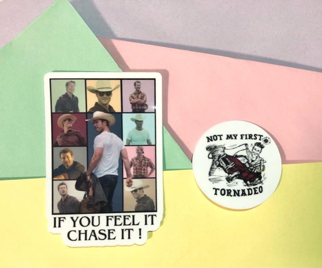 Glen Powell "twisters" Stickers - Etsy