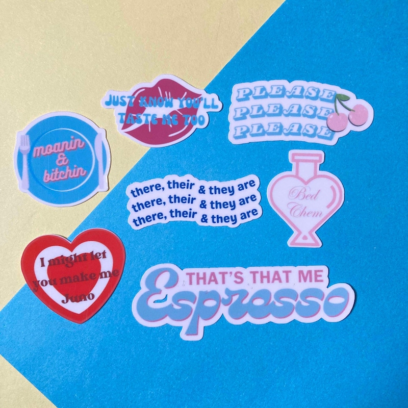 Sabrina Carpenter Stickers - Etsy