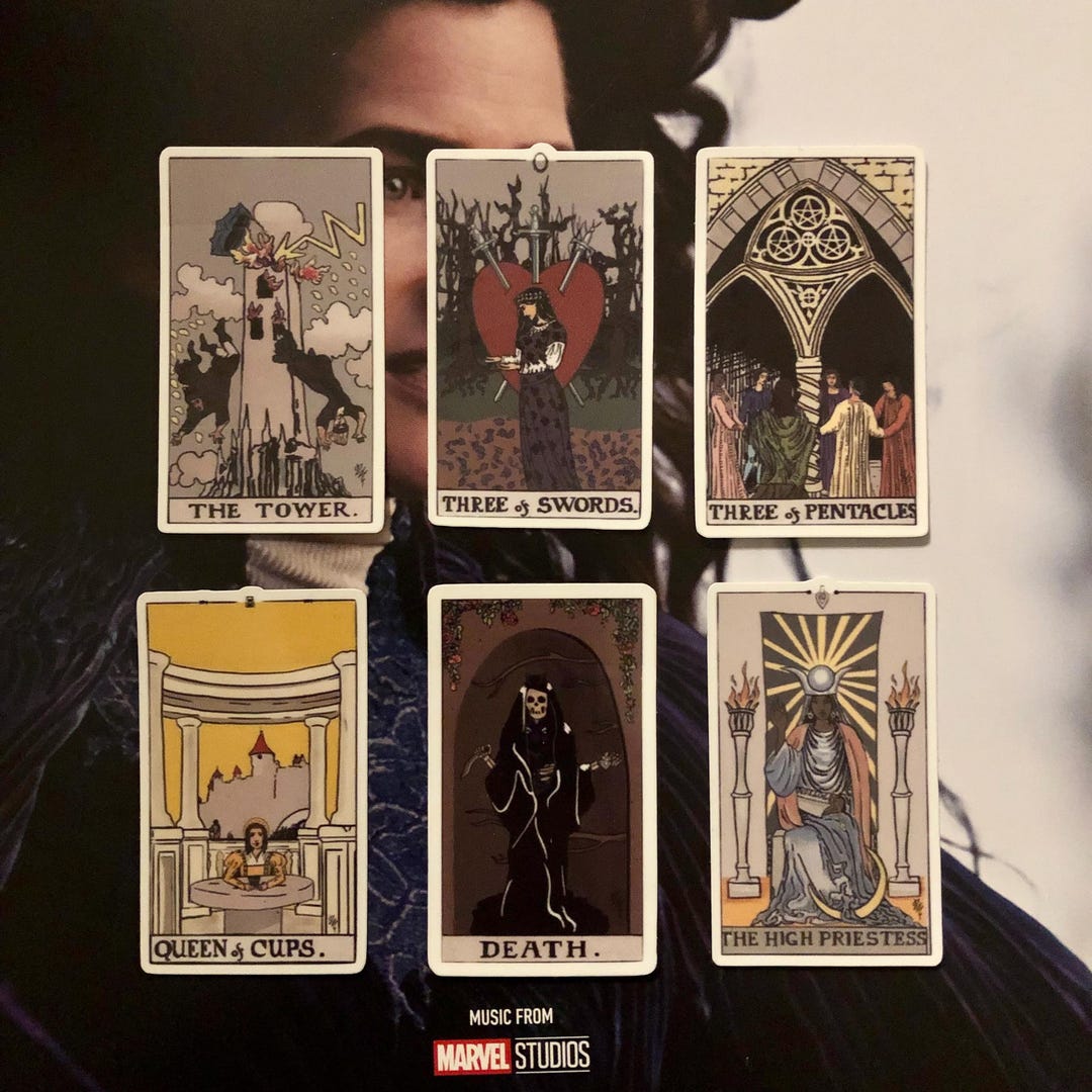 Agatha All Along "tarot Card" Stickers - Etsy