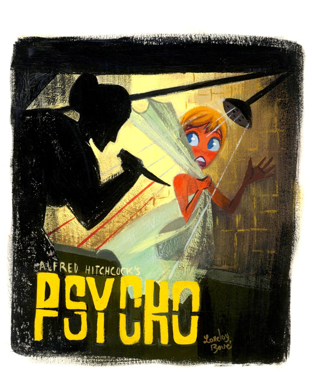 Psycho - Print - Etsy
