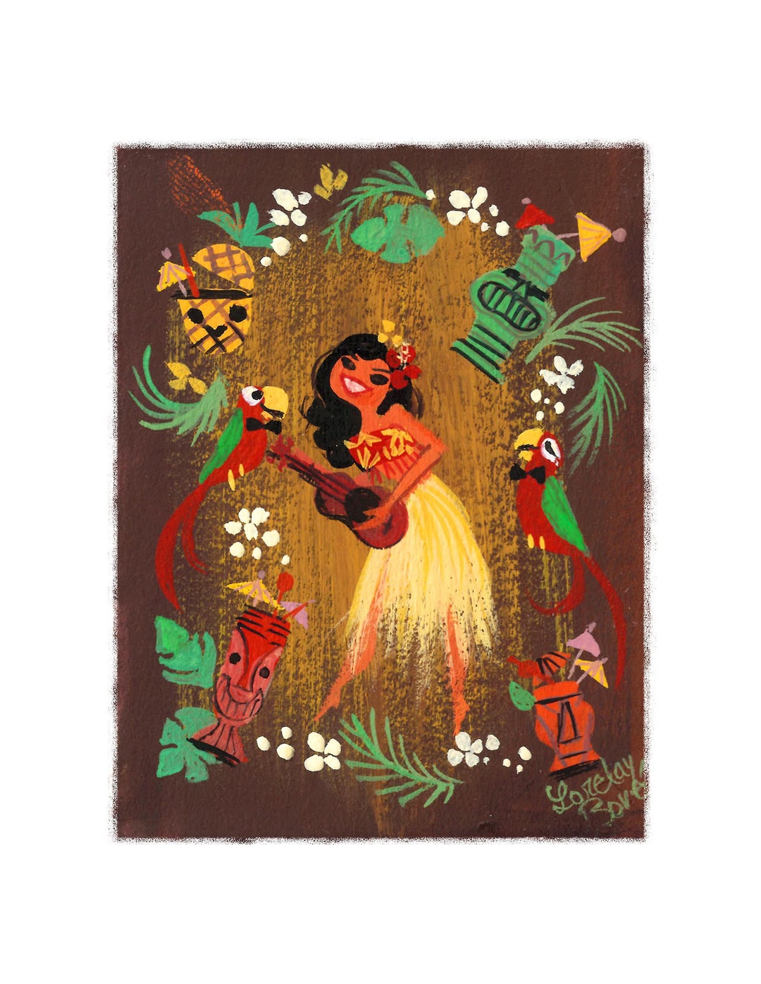 Hula Girl - Etsy
