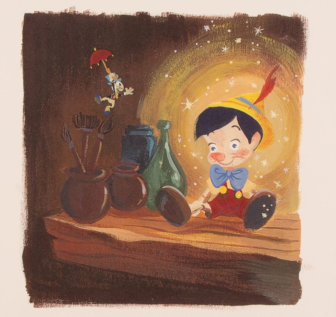 The Legacy Collection "pinocchio" Lithograph - Etsy