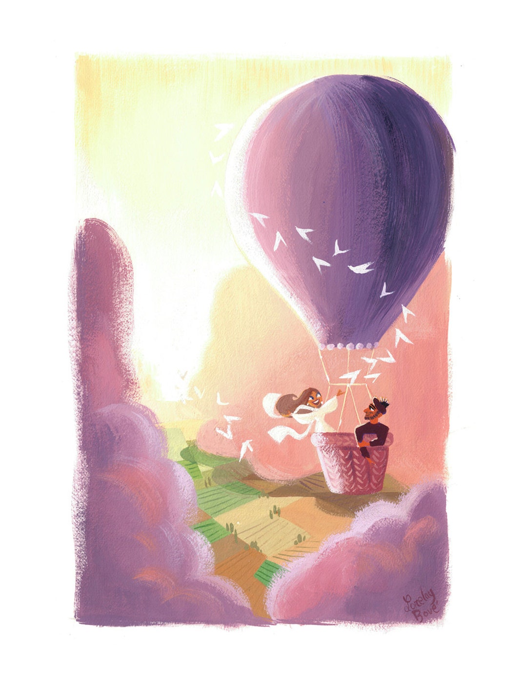 Balloon - Print - Etsy