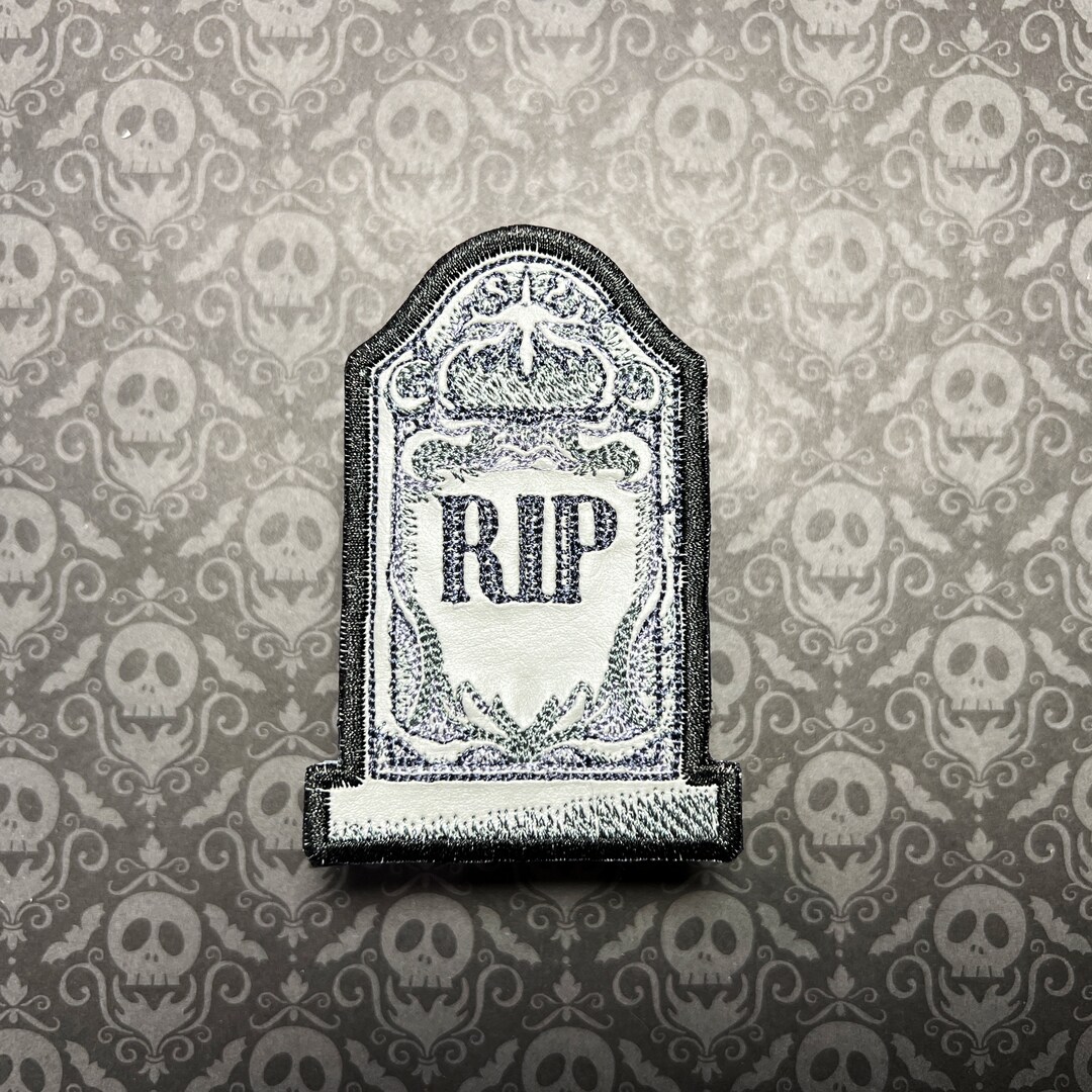 Tombstone Embroidered Vinyl Iron-on Patch - Etsy