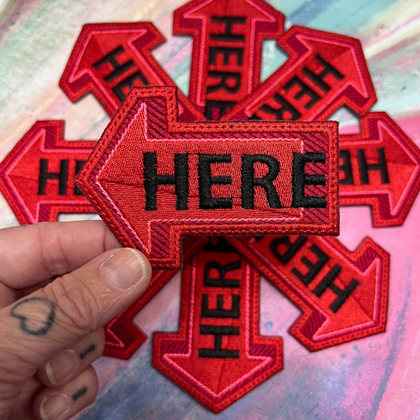 Red Arrow Patch - Etsy