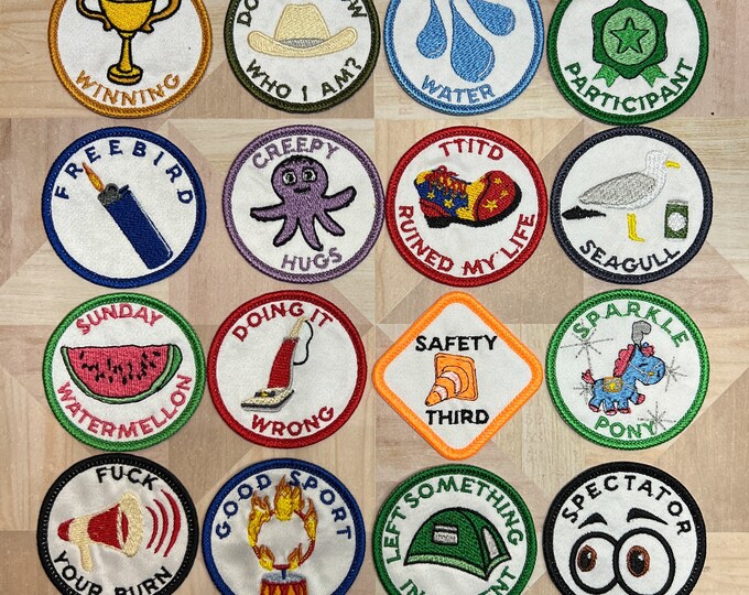 Alternative Scouting for Girls and Boys Merit Badges SINGLE - Etsy