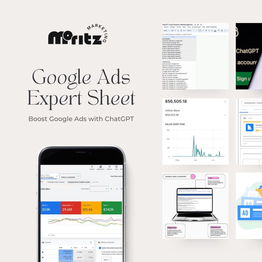 Google Ads Performance Sheet | Chatgpt Advertising for Small Business ...