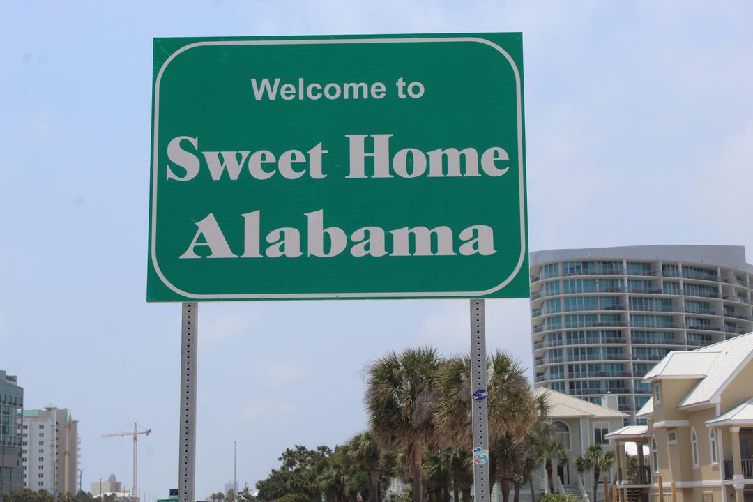 Charming "sweet Home Alabama" Sign (digital Download) - Etsy