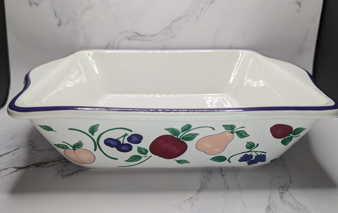 Vintage Princess House - Orchard Medley - 10 Inch Square Baking Dish ...