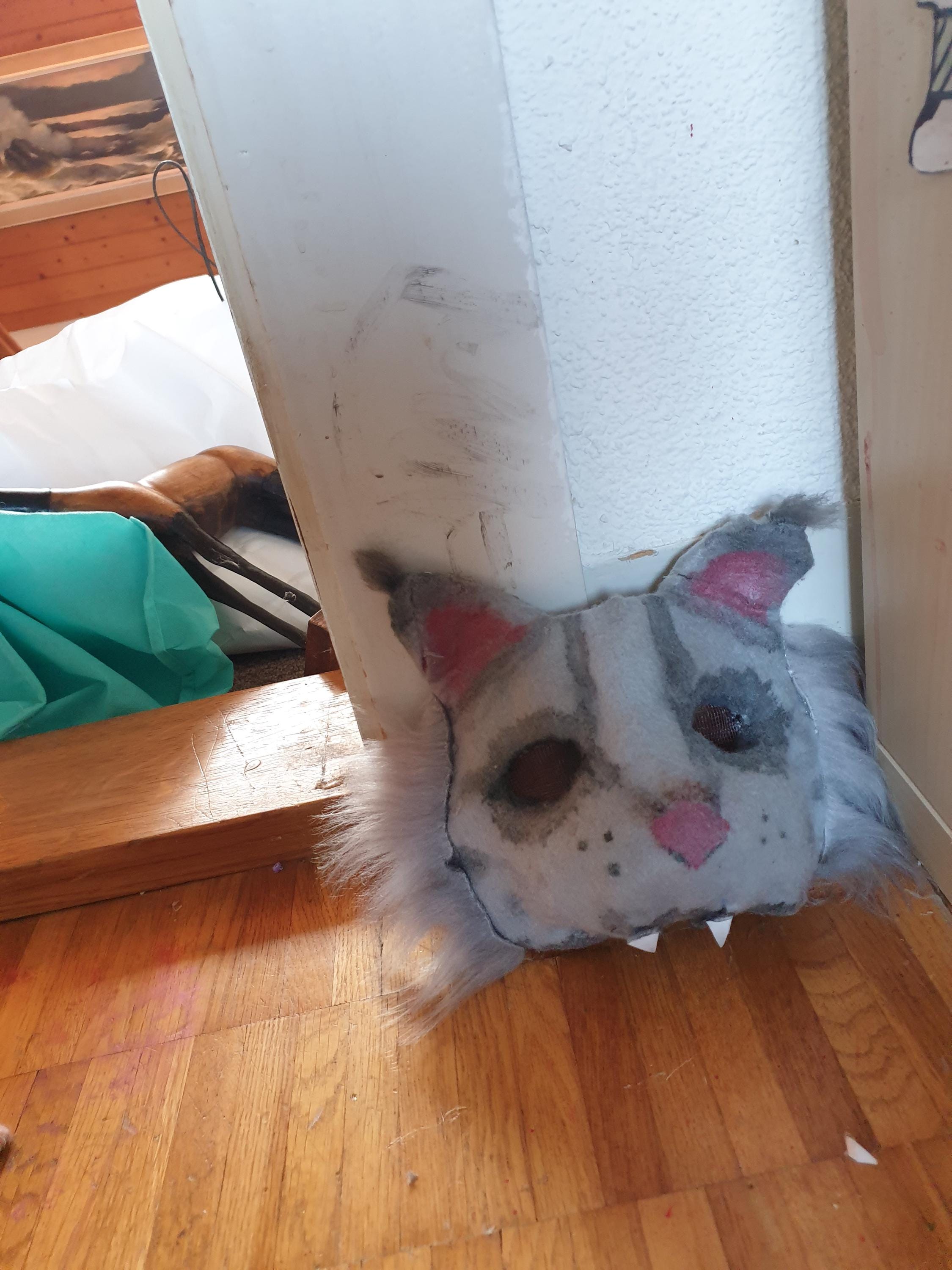 Hq Lynx Mask: Bendable Ears and 2 Remofeble Tonges!.very Cute Made Out ...