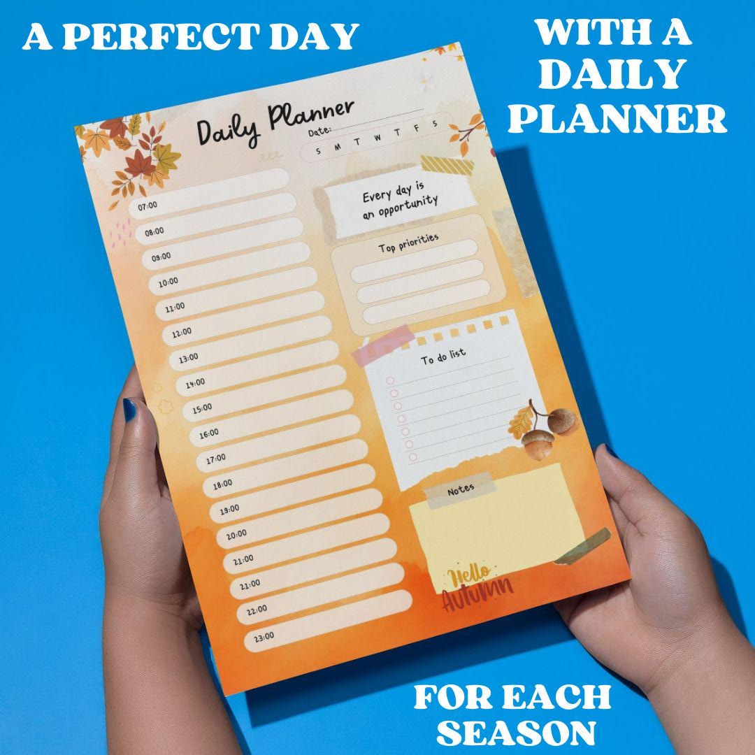 DAILY PLANNER, 2025 Daily Planner, Editable Daily Planner, Schedules ...