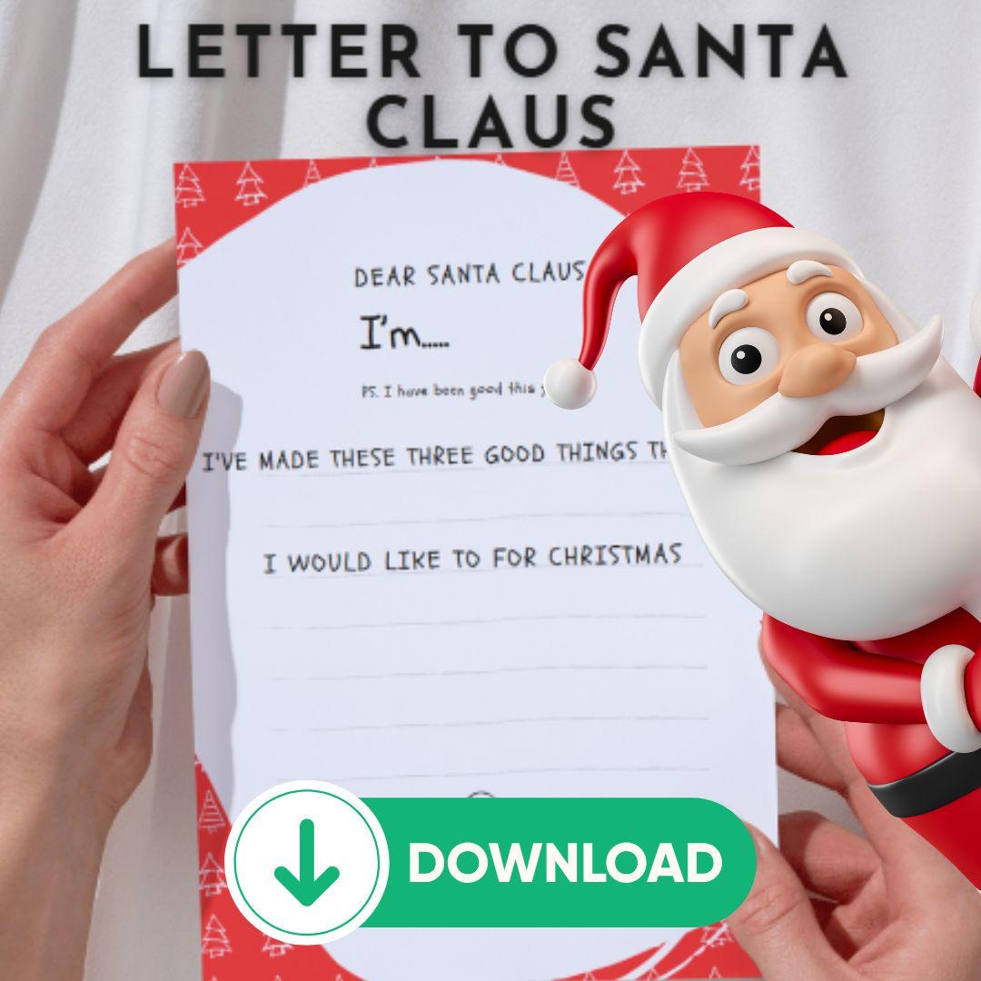 LETTER TO SANTA, Printable Letters to Santa, Letters to Santa for ...