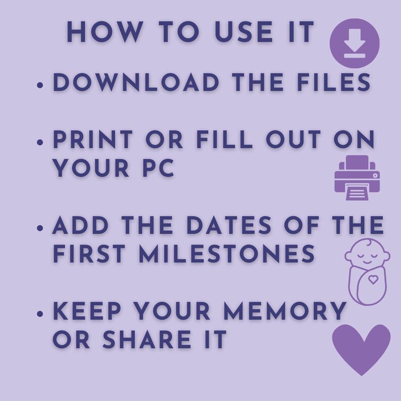Infant Developmental Milestones Tracker English, Baby Milestones Log ...
