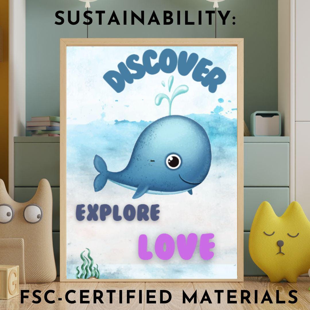Tropical Fish Blueprint Poster Discover Vintage-inspired and Cute ...