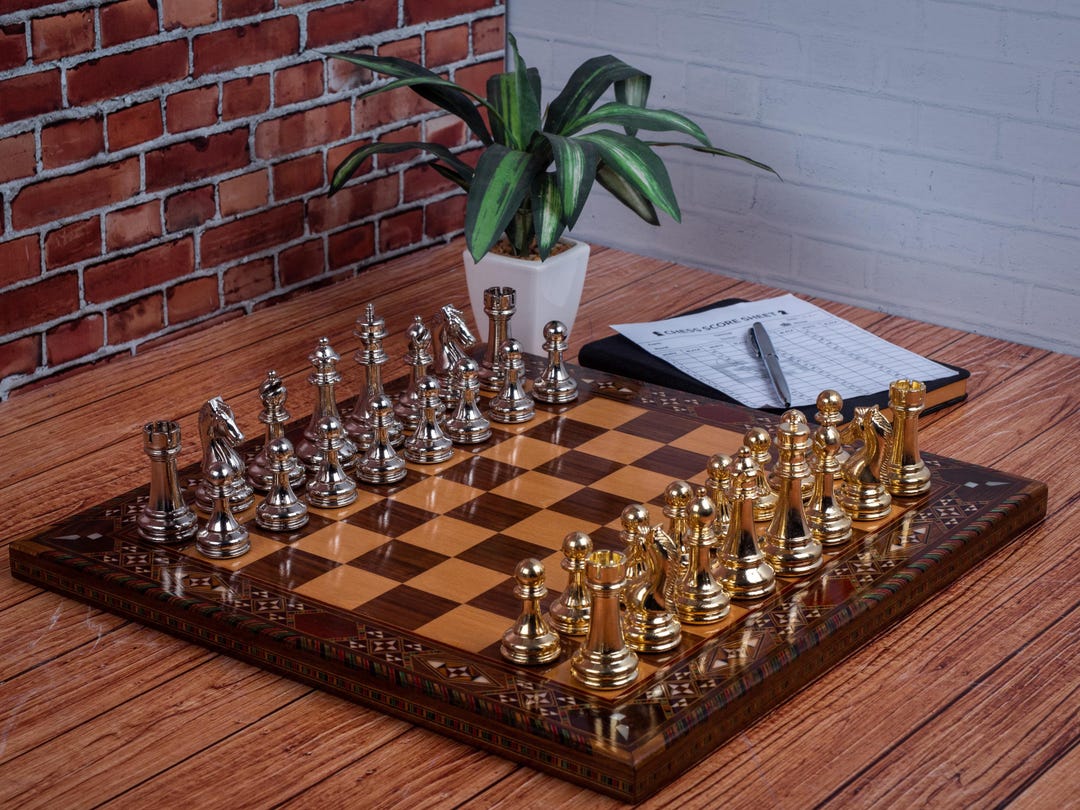 Vip Chess Set, Personalized Anniversary Gifts for Husband, Chess Board ...
